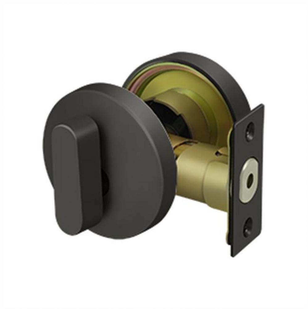 Zinc Modern Low Profile Deadbolt Lock Grade 3 : 3097VZM | Ellen ...